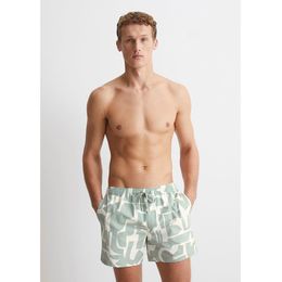 Marc O ́Polo Bodywear Badeshorts in Mint/ Creme - 59% | Gr&ouml;&szlig;e XL | Herren-bademode-sport