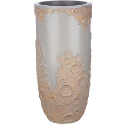 Gilde &Uuml;bertopf &raquo;&Uuml;bertopf XXL rund Moon&laquo; nicht wasserdicht grau Fiberglas B/H/T: 33cm