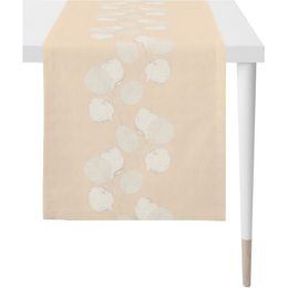 Apelt Tischl&auml;ufer &raquo;2717 LOFT STYLE, Jacquard&laquo; rosa Polyester, Viskose B/L: 48cm x 140cm, 1 Stk., rechteckig