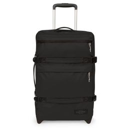 Eastpak Damen Weichgep&auml;ck-Trolley &raquo;TRANSIT'R PLUS S Tarp Black2&laquo; 42 l 2 Rollen Koffer, Reisegep&auml;ck mit zwei praktischen Vordertaschen schwarz B/H/T: 