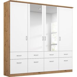 Rauch Kleiderschrank &raquo;Kleiderschrank Schrank Garderobe deckenhoher Schrank BREMEN&laquo; optional mit Spiegel, Breiten: 91/136/181 cm, H&ouml;he: 199 cm, in 