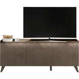 Home Affaire Lowboard &raquo;Tray, Breite 181 cm, TV-Bank mit 3 T&uuml;ren&laquo; Top "Tablet", Push-to-open Funktion braun B/H/T: 181cm x 72cm x 42cm, 3 Stk.