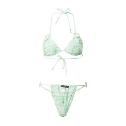 Nasty Gal Bikini Damen Gr&ouml;&szlig;e XXL mint / wei&szlig;