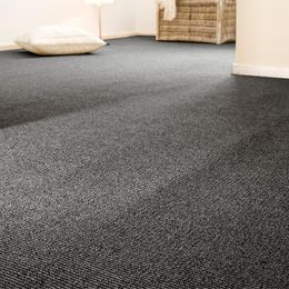 ANDIAMO Teppichboden &raquo;Bruce, Schlinge, Gesamth&ouml;he 4 mm, Luxusklasse LC1&laquo; rechteckig meliert, Breite 400 cm, Wohnzimmer, strapazierf&auml;hig & robust grau 