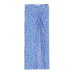 Bershka Rock Damen Gr&ouml;&szlig;e 38 himmelblau / wei&szlig;