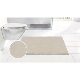 OTTO home Badematte &raquo;Cali, Badvorleger, Badezimmer Teppich, Duschvorleger&laquo; H&ouml;he 10 mm rutschhemmend beschichtet fu&szlig;bodenheizungsgeeignet schnell 