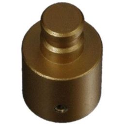 Liedeco Tr&auml;gerverl&auml;ngerung f&uuml;r Gardinenstangen &Oslash; 20 mm grau &Oslash; 2cm