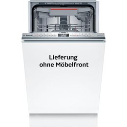 Bosch vollintegrierbarer Geschirrsp&uuml;ler Serie 4 &raquo;SPV4HMX49E&laquo; 10 Ma&szlig;gedecke Info Light - Erlischt am Ende des Sp&uuml;lvorgangs silber Die Tab-Count 