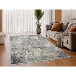 OCI DIE TEPPICHMARKE Teppich &raquo;BESTSELLER BOUND&laquo; rechteckig 8 mm H&ouml;he hochwertige dichte Qualit&auml;t, feine Fransen, Wohnzimmer grau Obermaterial: 70% 