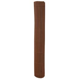Windhager Sichtschutzzaunmatten &raquo;Mimbre Solido f&uuml;r Garten, Balkon und Terrasse, 150 x 300 cm&laquo; Sichtschutzzaun Kunststoff, Blickschutz braun Polypropylen H/L: 