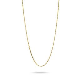 Thomas Sabo Herren Thomas Sabo Collierkettchen &raquo;Figarokettengliederung&laquo; gold 45, Silber 925 (recycelt)