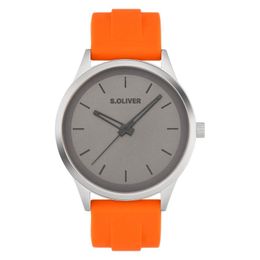 s.Oliver Herren s.Oliver Quarzuhr &raquo;Sport Silicone&laquo; Armbanduhr, Herrenuhr, Silikonarmband, analog Einheitsgr&ouml;&szlig;e