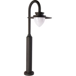 Searchlight Pollerleuchte &raquo;Texas 800mm 8W 3000k Bollard, Graphite&laquo; LED-Modul 1 Stk. Warmwei&szlig; grau 1, H: 79,5cm, 1 Stk.