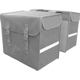 GREENLANDS BICYCLE BAGS Fahrradtasche &raquo;Greenlands Doppel Tasche Canvas&laquo; schwarz B/H/T: 40cm x 14cm x 40cm Fahrradtasche