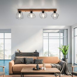 JUST LIGHT Deckenleuchte &raquo;KASKA&laquo; E27 1 Stk. ExklusiveE27 braun 4, 1 Stk.