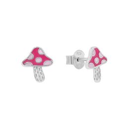 Amor Damen Paar Ohrstecker &raquo;Pilz&laquo; Silber 925 (Sterlingsilber)