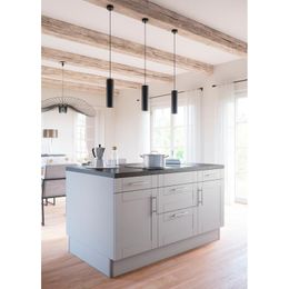 Optifit Kochinsel &raquo;Ahus&laquo; K&uuml;cheninsel, Breite 160 cm, wahlw. mit E-Ger&auml;t, Soft Close Funktion schwarz B/H/T: 160cm x 90,8cm x 95cm, ohne E-Ger&auml;te