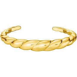 Thomas Sabo Damen Thomas Sabo Armspange &raquo;Organische Formen Armreif gedreht&laquo; gold 17, Silber 925 (recycelt)