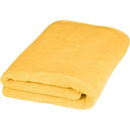 Ross Duschtuch &raquo;Sensual 9000&laquo; mit Aloe-Vera-&Ouml;l veredelt gelb Frottier, Obermaterial: 100% Baumwolle B/L: 75cmx140cm, 1 Stk., Frottier