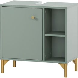 Welltime Waschbeckenunterschrank &raquo;Ando, Waschbeckenunterschrank, Made in Germany, B: 60,2 cm&laquo; Solide Verarbeitung - Dieses Produkt ist in Deutschland 