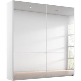 Rauch Schwebet&uuml;renschrank &raquo;Kleiderschrank Schrank Garderobe REFLECT&laquo; inkl. praktischer Innenausstattung mit 2 Stoffboxen MADE IN GERMANY wei&szlig; 