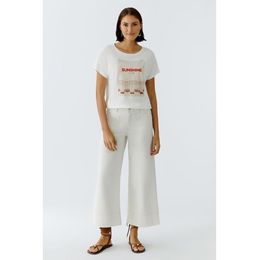 Oui Shirt in Wei&szlig; - 49% | Gr&ouml;&szlig;e 40 | Damen-tops