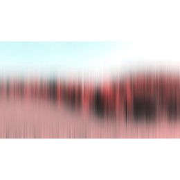 ARCHITECTS PAPER Fototapete &raquo;Atelier 47 Diffused Tree Row 2&laquo; abstrakt glatt Vlies, Wand, Schr&auml;ge, Decke blau Vlies B/L: 5m x 2,7m