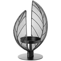 Fink Windlicht &raquo;VITANA&laquo; schwarz Eisen B/H/T: 16,5cm x 30cm x 18cm