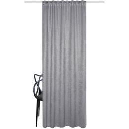 Home Wohnideen Vorhang &raquo;SKILIO&laquo; Multifunktionsband 1 Stk. tlg. Kombibandschal SKILIO pr&auml;gedruck grau Polyester 245cm, Multifunktionsband, 135cm