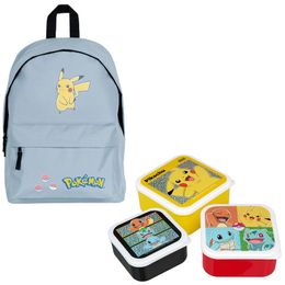 Undercover Damen Undercover Kinderrucksack &raquo;Pok&eacute;mon&laquo; inklusive Brotdosen 3er Set blau B/H/T: 29cm x 39cm x 15cm