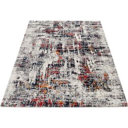 OCI DIE TEPPICHMARKE Teppich &raquo;HIGH & LOW SIX&laquo; quadratisch 20 mm H&ouml;he Hochflor, Langflor, 3D Hochtief-Optik, Wohnzimmer bunt Polypropylen B : 200cm 1 