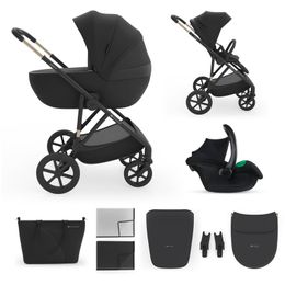 Kinderkraft Kombi-Kinderwagen &raquo;PRIME 3 3in1&laquo; 22 kg inkl. Babyschale MINK Einheitsgr&ouml;&szlig;e Kombi-Kinderwagen