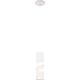 Trio Leuchten Pendelleuchte &raquo;STREAM, H&auml;ngelampe mit Metallschirm, exkl GU10 max 10W&laquo; GU10 1 Stk. warmwei&szlig; - kaltwei&szlig; H&ouml;he einstellbar max 150 cm, 