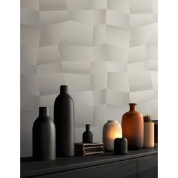 Livingwalls living walls Vliestapete &raquo;Vibes & Styles Damian &ndash; Refined Dimensions Vliestapete&laquo; 3D-Optik leicht strukturiert Geometrisches 3D-Design mit markanter 