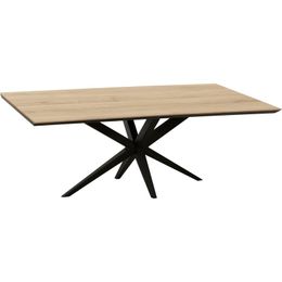 OMG Design Esstisch &raquo;Wellington&laquo; 1 Stk. tlg. Hochwertige Melamin-Tischplatte mit Metallgestell braun B/H/T: 240cm x 77cm x 100cm