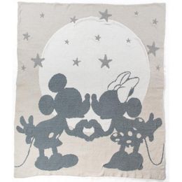Disney Kinderdecke &raquo; Mickey und Minnie Mouse&laquo; Flauschige Kuscheldecke - 127 x 152 cm Flauschig gestrickt Polyester B/L: 130cm x 150cm