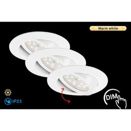 Briloner Leuchten LED Einbauleuchte &raquo;ATTACH DIM&laquo; wei&szlig; Einheitsgr&ouml;&szlig;e
