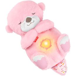 Fisher-Price Pl&uuml;schfigur &raquo;Schlummer-Otter&laquo; Einschlafhilfe, mit sanftem Licht rosa Einheitsgr&ouml;&szlig;e Pl&uuml;schfigur