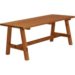 Plus Sitzbank &raquo;Contry Plankenbank&laquo; 1 Stk. tlg. 177x37x46 cm braun Holz B/H/T: 37cm x 46cm x 177cm