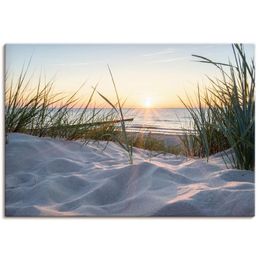 Artland Wandbild &raquo;Ostseestrand&laquo; Strand 1 Stk. tlg. als Alubild, Leinwandbild, Poster in verschied. Gr&ouml;&szlig;en beige B/H/T: 70cm x 50cm, Leinwandbild Strand 