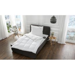 Kunstfaserbettdecke &raquo;Onyx&laquo; normal F&uuml;llung 100% hochwertige Baumwolle F&uuml;llung 1 Stk. tlg. proaktive Temperaturregelung wei&szlig; Bezug: 100% Baumwolle. 
