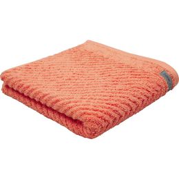 Ross Duschtuch &raquo;Smart&laquo; Uni-Rippe mit Velourslabel orange Frottier, Obermaterial: 100% Baumwolle B/L: 70cmx140cm, 1 Stk., Frottier