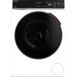 Sharp Waschmaschine &raquo;ES-WNFB714CWDA-DE&laquo; 7 kg 1400 U/min wei&szlig; Steuerung &uuml;ber benutzerfreundliche mobile App
