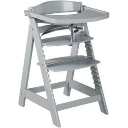 Roba Hochstuhl &raquo;Treppenhochstuhl Sit Up Click & Fun, taupe&laquo; () aus Holz grau B/H/T: 45cm x 80cm x 54cm