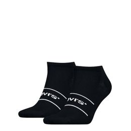 Levi's Levi's Herren Sneakersocken &raquo;LEVIS LOW CUT SPORT&laquo; 2 Paar, f&uuml;r Damen und Herren, Cotton-Mix, modisch, elastisch schwarz 43-46