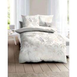 Kaeppel Bettw&auml;sche &raquo;Schneeeule&laquo; 2 Stk. beige Feinbiber, Obermaterial: 100% Baumwolle B/L: 140cm x 200cm, Feinbiber, B/L: 70cm x 90cm, 2 Stk.