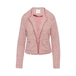 s.Oliver BLACK LABEL &Uuml;bergangsjacke Damen Gr&ouml;&szlig;e S pink / wei&szlig; Sommerjacke