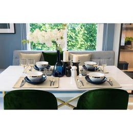 Adam Platzset &raquo;Uni Collection Light&laquo; GOTS zertifiziert, Made in Germany beige Obermaterial: 100% Baumwolle B/L: 40cm x 40cm, 2 Stk., Bio-Baumwolle, 