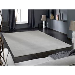 OCI DIE TEPPICHMARKE Teppich &raquo;MELIRA&laquo; rechteckig 13 mm H&ouml;he robuster strapazierf&auml;higer dichter Kurzflor, Wohnzimmer silber Polypropylen B : 200cm 1 