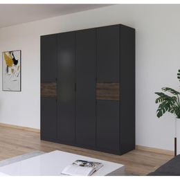 Rauch Dreht&uuml;renschrank &raquo;Kleiderschrank Schrank Garderobe W&auml;scheschrank TICAO&laquo; Schubladen in der H&ouml;he variabel positionierbar, mit 2 ger&auml;umigen 